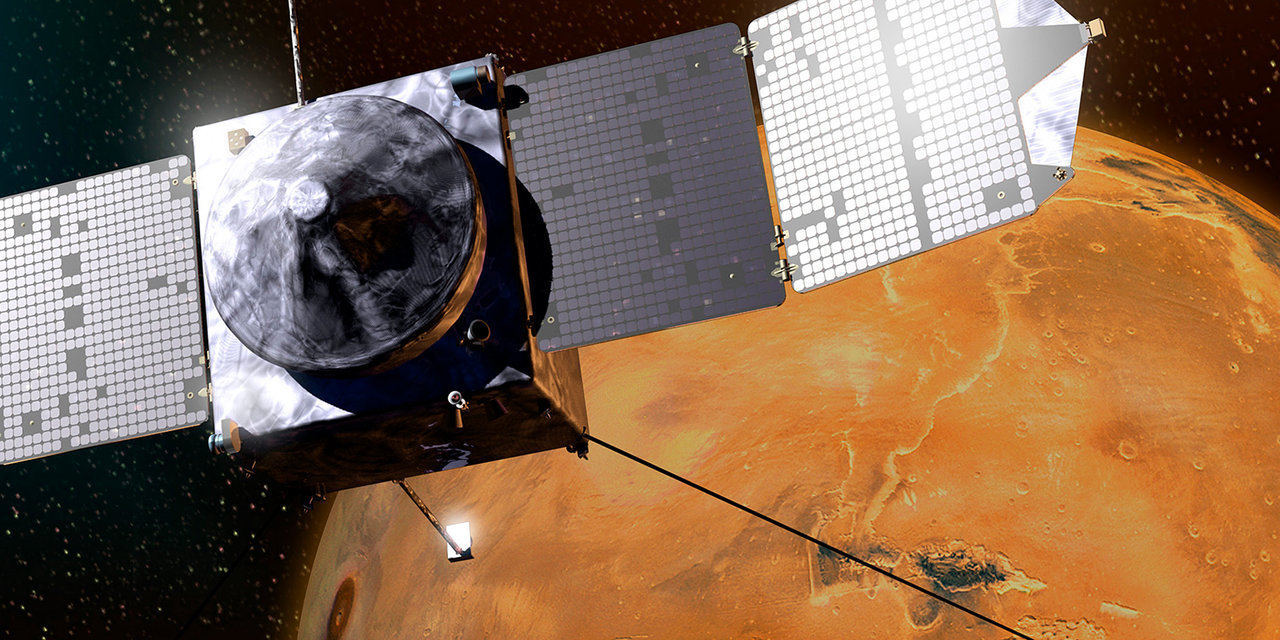 Artist's concept of the MAVEN orbiter.