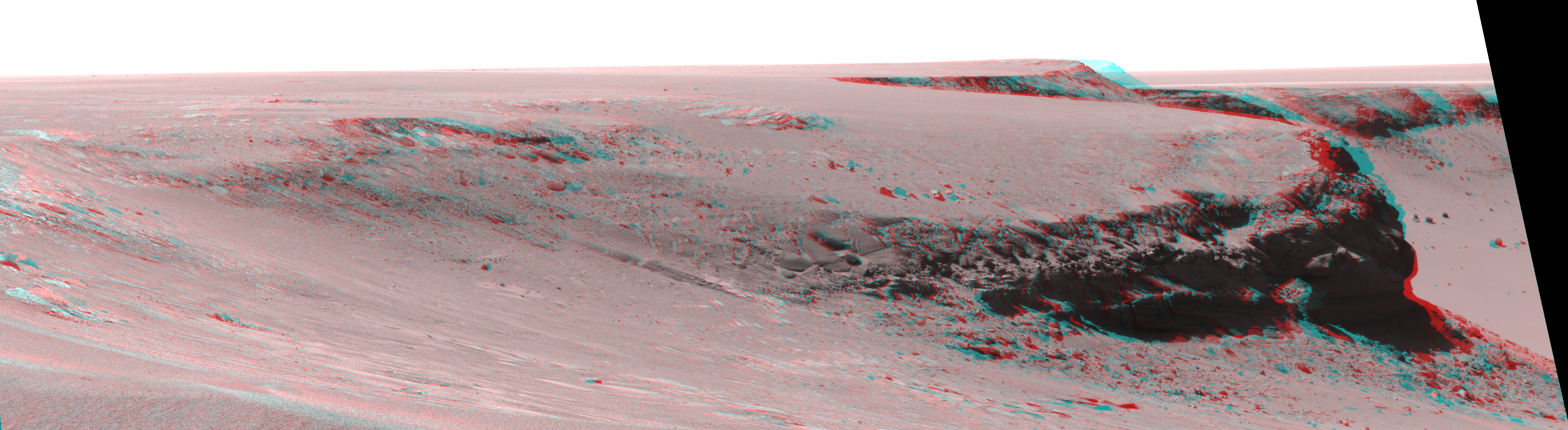 Layers of 'Cape Verde' in 'Victoria Crater' (False Color) – NASA Mars ...