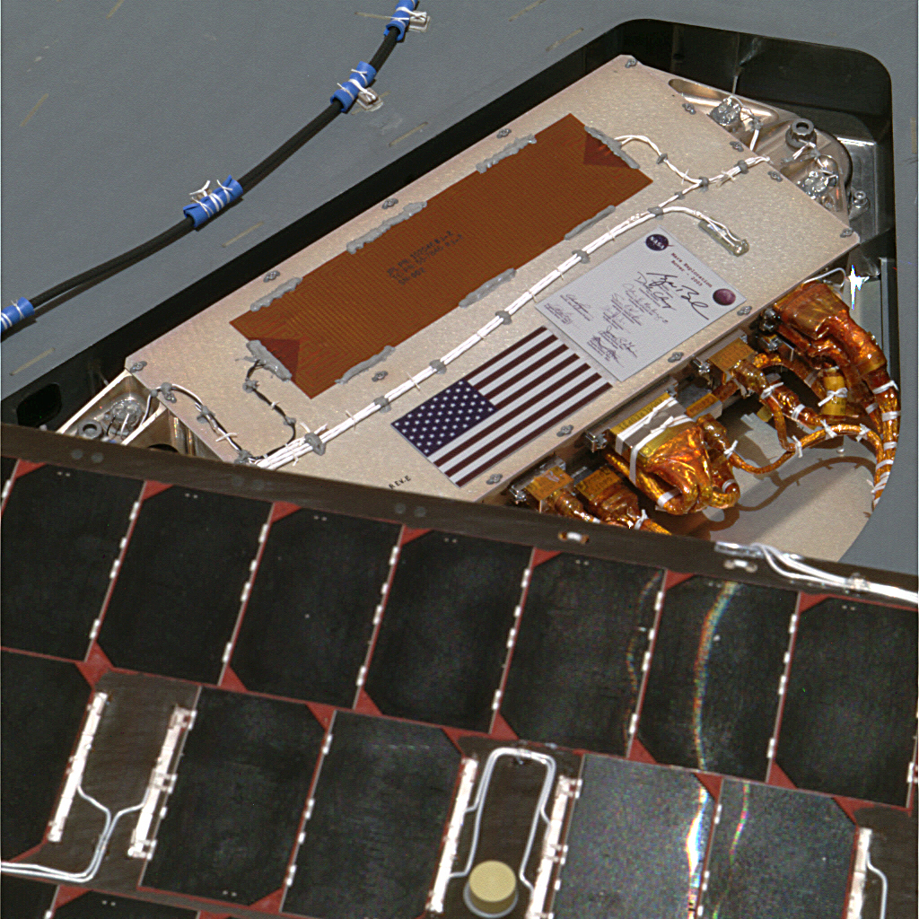 U.S. Flag on NASA's Spirit rover – NASA Mars Exploration