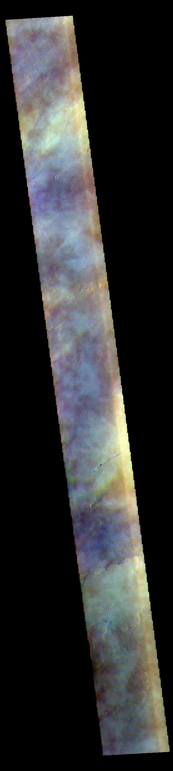 Tharsis Clouds - False Color – NASA Mars Exploration