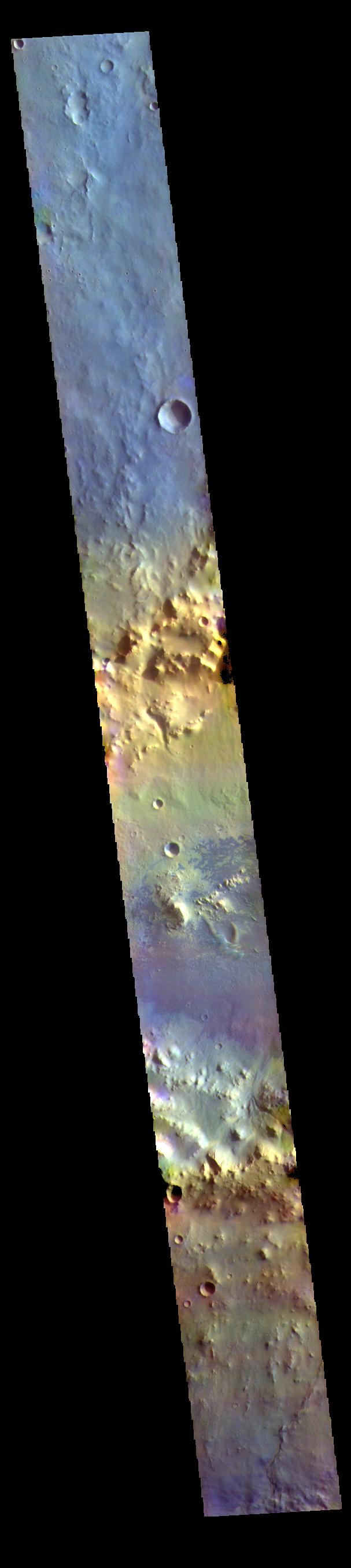 Arabia Terra Crater - False Color – NASA Mars Exploration