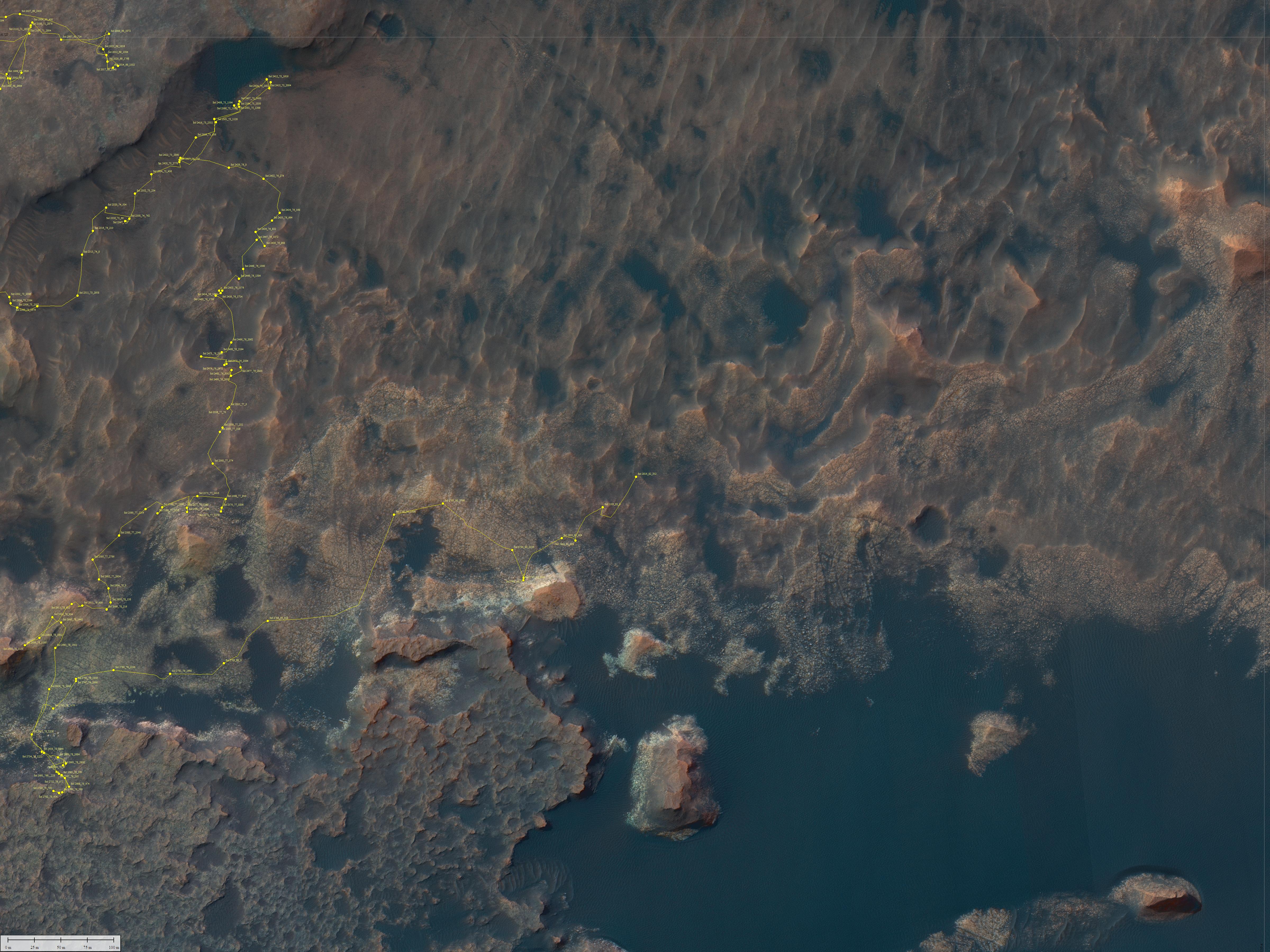 The Wheels Keep Turning: Update for Sols 2822-2823: Written by Mariah ...