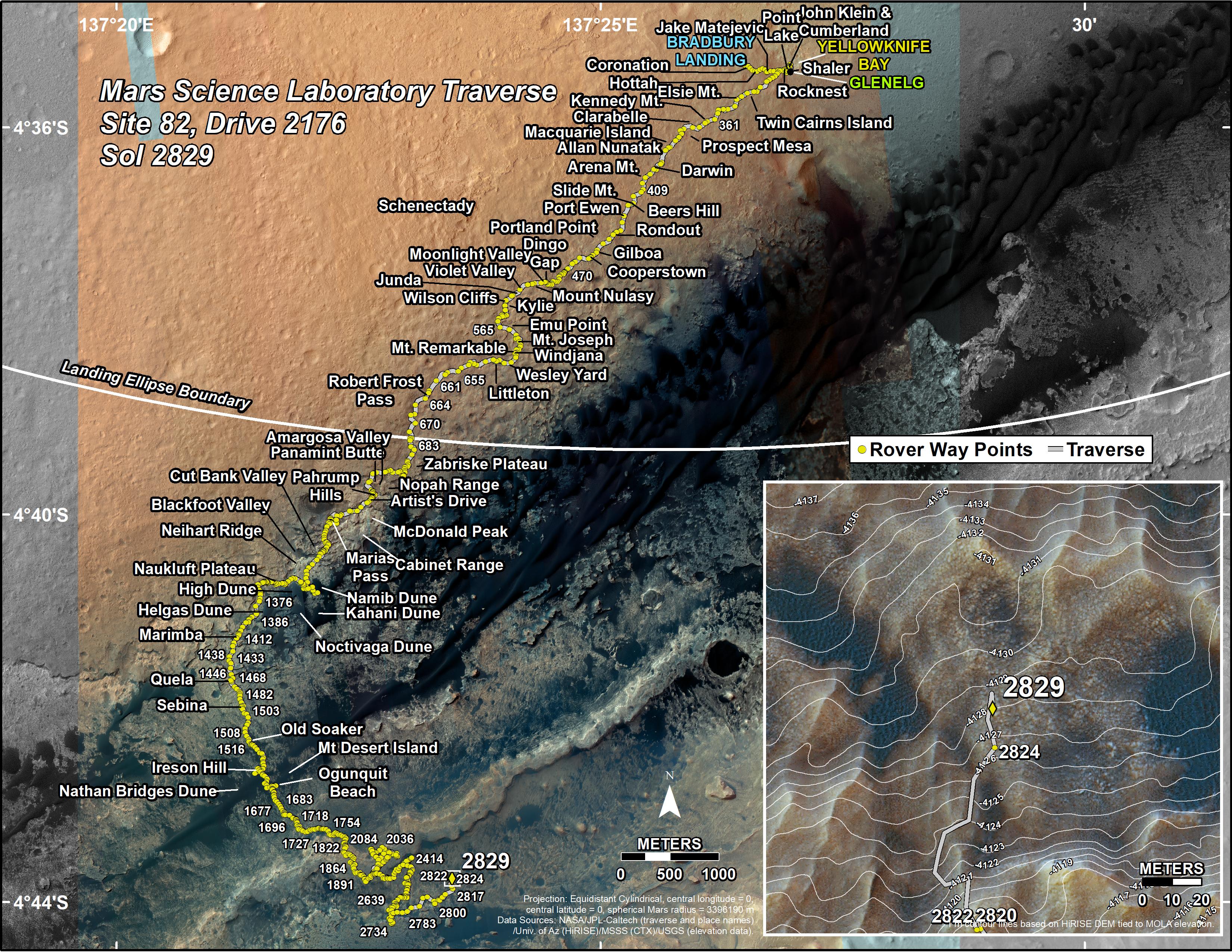 Once More With MTBSTFA - Update for Sols 2885-2886: Written by Michelle ...