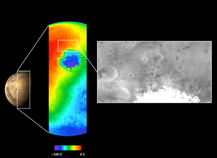 First THEMIS Infrared and Visible Images of Mars – NASA Mars Exploration