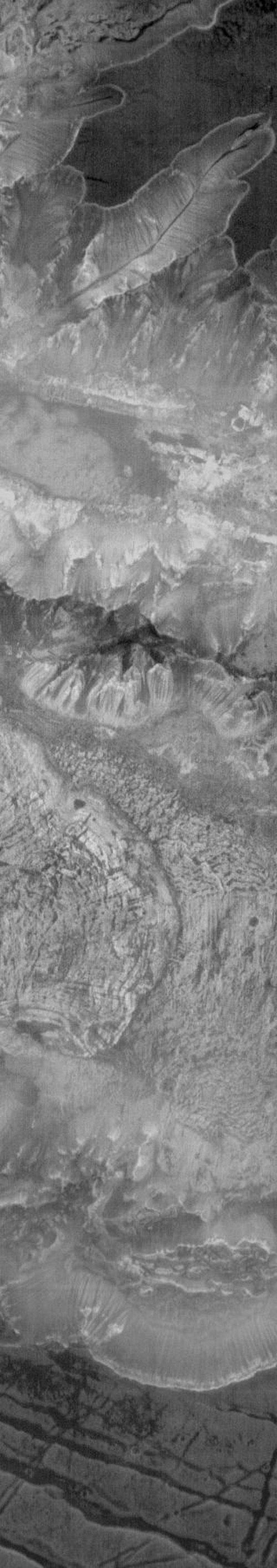 Ius Chasma at Night – NASA Mars Exploration