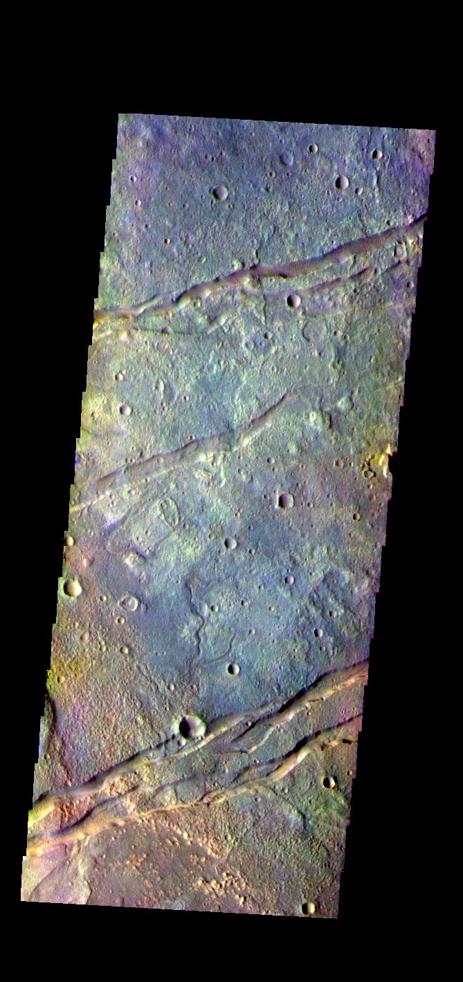 Sirenum Fossae - False Color – NASA Mars Exploration