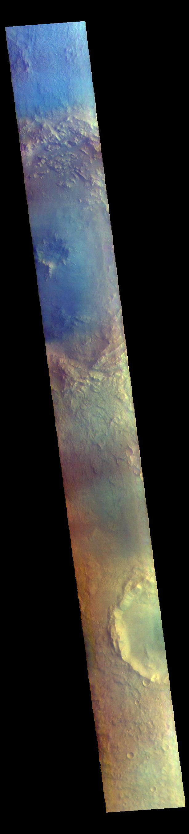 Bamberg Crater - False Color – NASA Mars Exploration