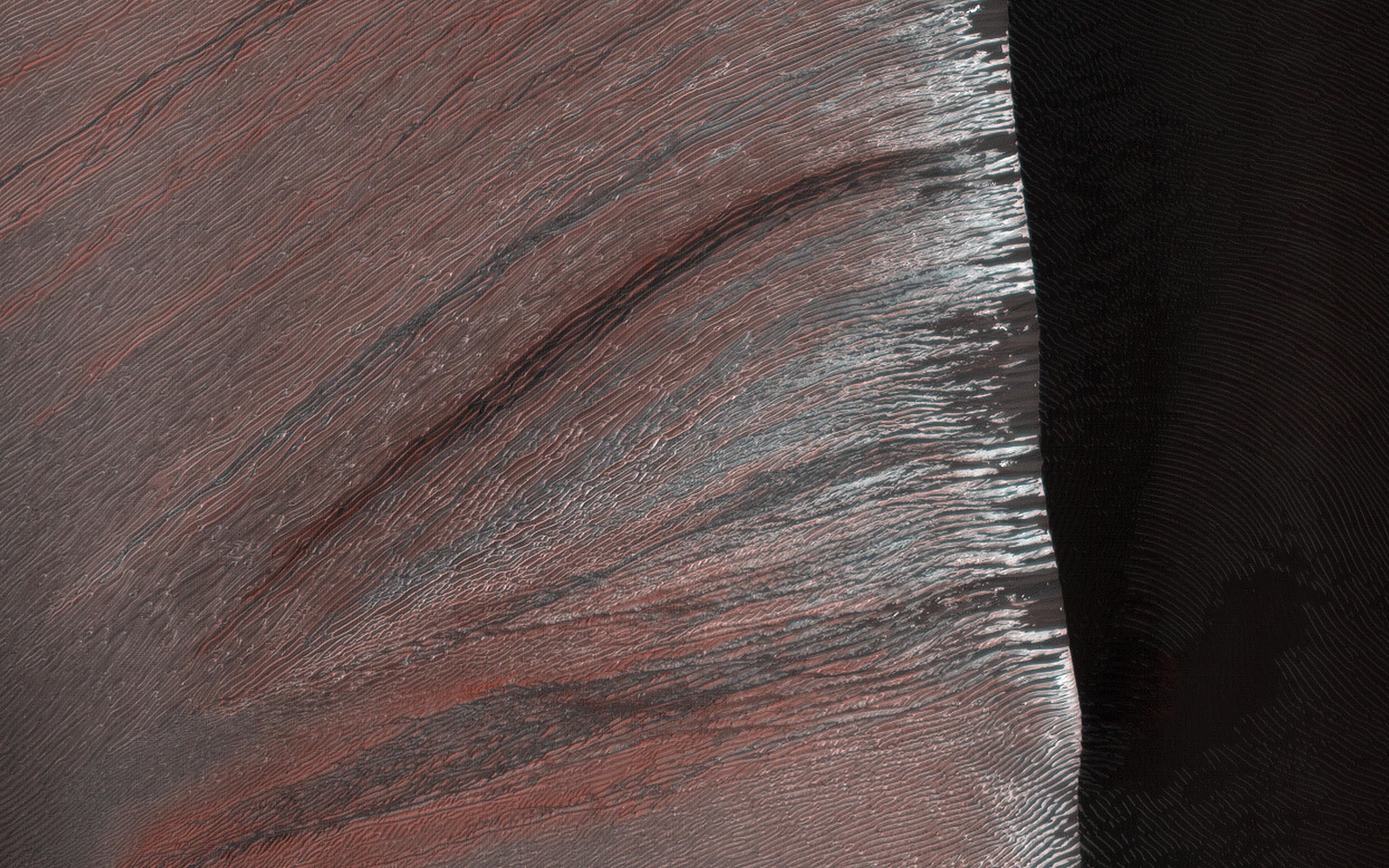 Southern Spring on Kaiser Crater Dunes – NASA Mars Exploration