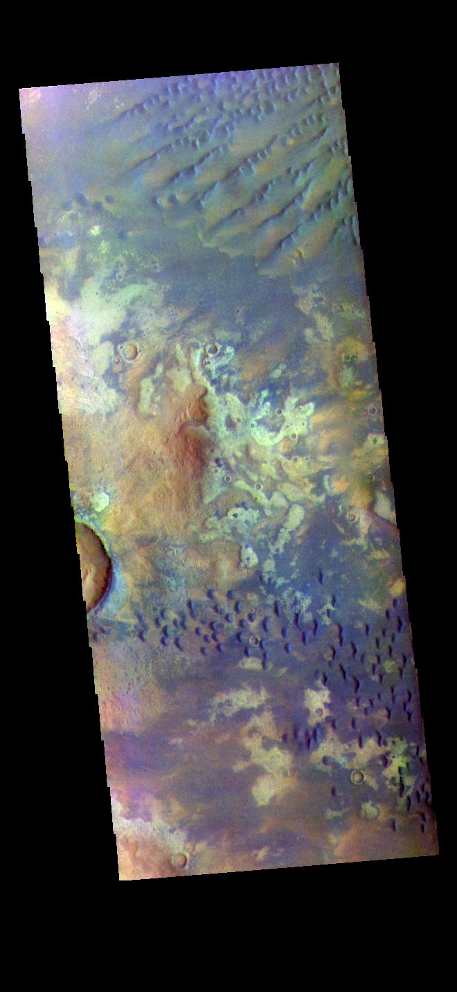 Kaiser Crater - False Color – NASA Mars Exploration