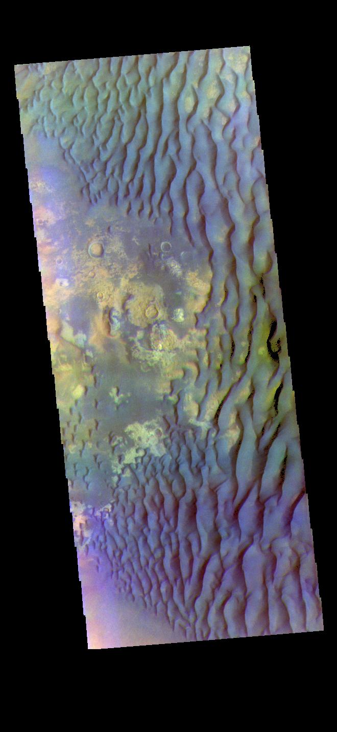 Kaiser Crater - False Color – NASA Mars Exploration