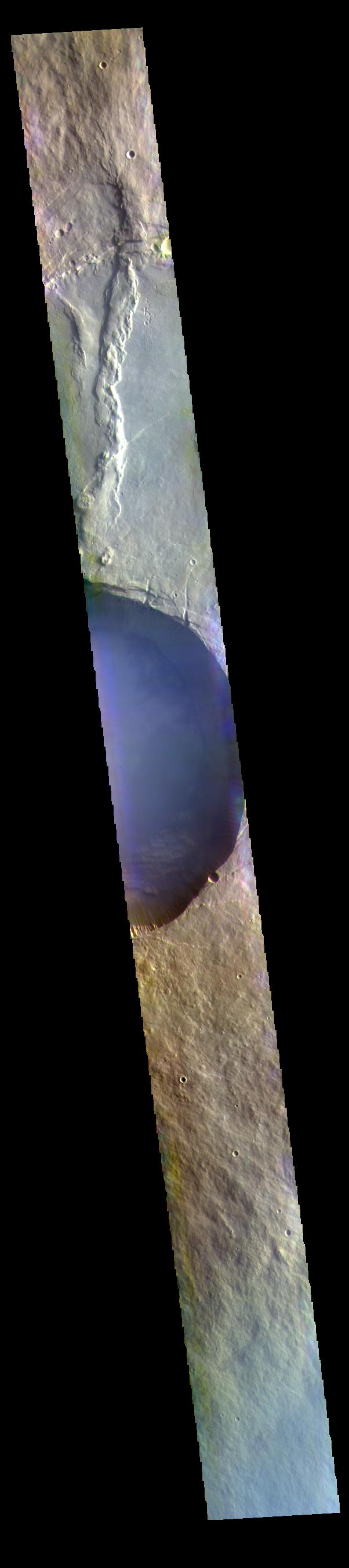 Pavonis Mons Summit - False Color – NASA Mars Exploration