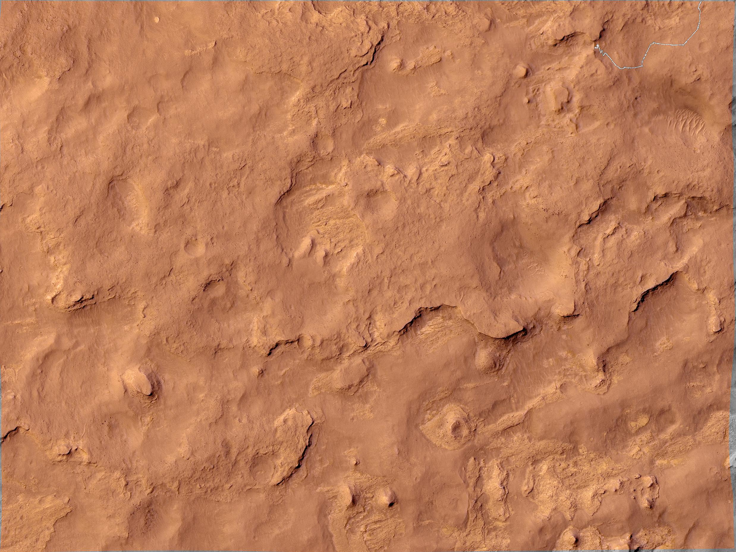 Curiosity Rover's Location for Sol 533 – NASA Mars Exploration