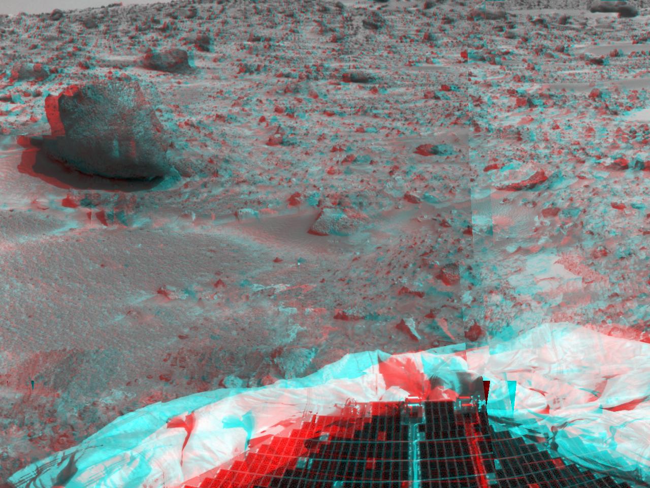 Terrain and Rock "Yogi" - 3-D – NASA Mars Exploration