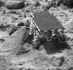 Sojourner at "Wedge" – NASA Mars Exploration