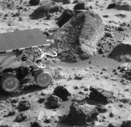 Sojourner at "Wedge" – NASA Mars Exploration