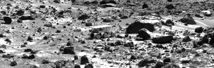 Sojourner near "Chimp" - Right Eye – NASA Mars Exploration