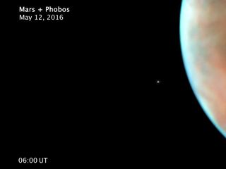 Time-lapse Video of Phobos in Orbit around Mars (Annotated and Smoothed ...